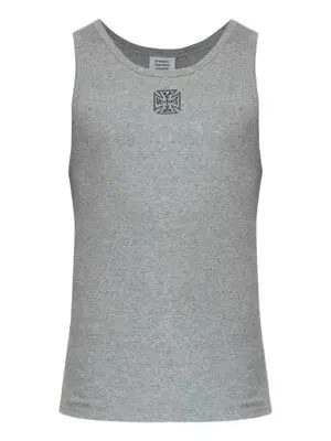 Vetements Graphic Tank Top - Grey