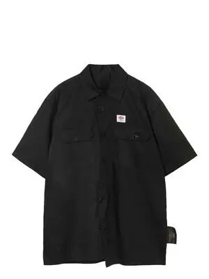 Undercover Buttoned Short-sleeve Shirt - Black