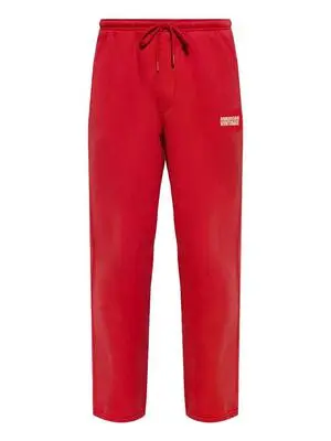American Vintage Plizzy Drawstring Track Pants - Red