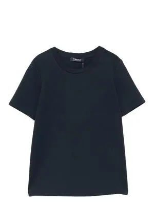Max Mara Cotton T-Shirt Blue