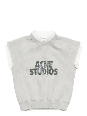 Acne Studios Layered Fleece Vest - Grey