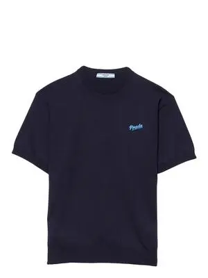 Prada Silk Crew-neck Sweater - Blue