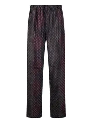 Dries Van Noten Printed Wide Leg Pants - Multicolor
