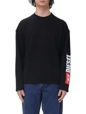 DIESEL® Sweatshirt With Logo Detailing - Black