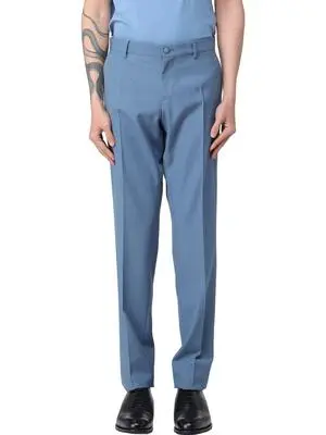 Dolce & Gabbana Virgin Wool Tailored Trousers - Blue