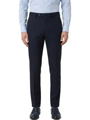 PT TORINO Wool Blend Tailored Trousers - Blue