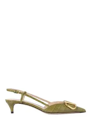 Valentino Garavani Slingback Pumps - Green
