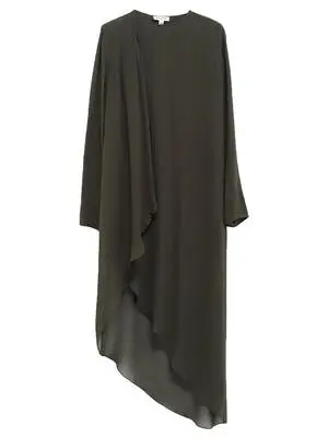 Alaïa Asymmetrical Draped Dress - Green