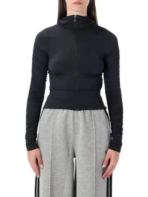 ADIDAS ORIGINALS Full Zip Hooded Sweatshirt - Black