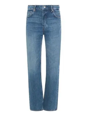 ANINE BING Straight Leg Jeans - Blue