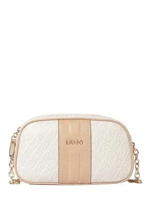 Liu Jo Monogram Crossbody Bag - Beige