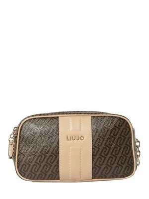 Liu Jo Monogram Crossbody Bag - Brown