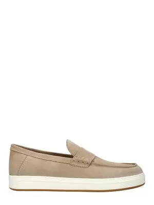Hogan Suede H-TV Loafers Beige