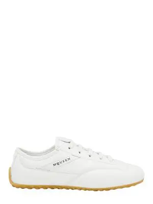 Alexander McQueen Calfskin Boxe Sneakers Nude