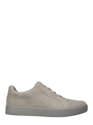Cole Haan Grandprø Luxe Leather Slip-on Sneakers - Grey