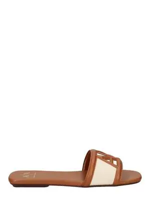 Armani Exchange Logo-detail Sandals - Neutrals