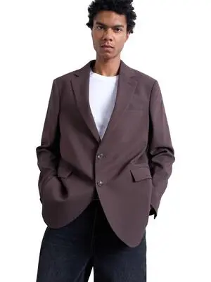 Topman Relaxed Fit Sport Coat - Brown