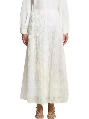 Peserico Ruffled Midi Skirt - Neutrals