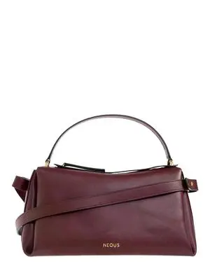 NEOUS Calf Leather Cross Body Bag - Red