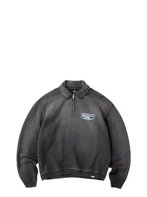 REPRESENT Graphic Zip Sweatshirt - Grey