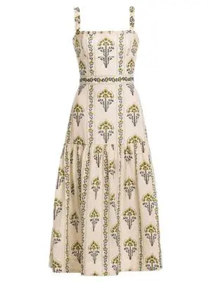 Agua Bendita Níspero Moriche Midi Dress - Multi