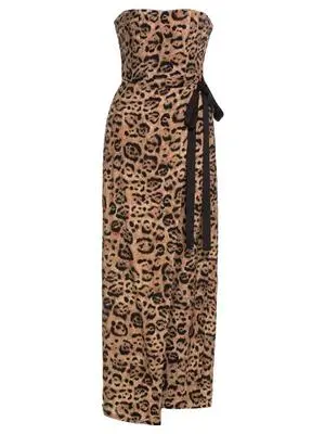 Agua Bendita Cinefila Jaguar Maxi Dress - Multi