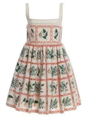 Agua Bendita Agua By Agua Bendita Barbara Uchuva Mini Dress Multi