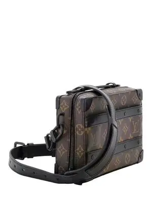 LOUIS VUITTON Handle Soft Trunk Bag Macassar Monogram Canvas - Brown