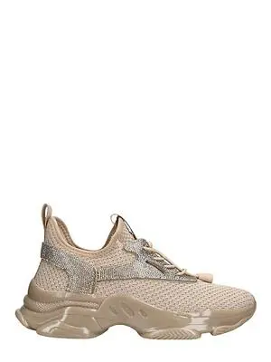 Steve Madden Match-re Knitted Trainers - Cream