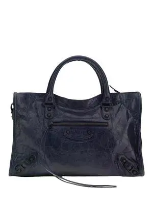 Balenciaga Le City Shoulder Bag Blue