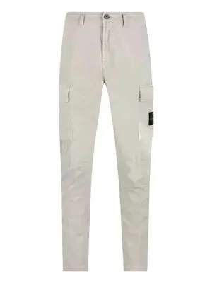 Stone Island Cargo-Pocket Trousers Grey