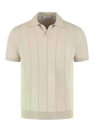 GRAN SASSO Short-sleeved V-neck Sweater - Neutrals