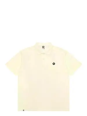 AAPE BY *A BATHING APE Logo-patch Polo Shirt Neutrals