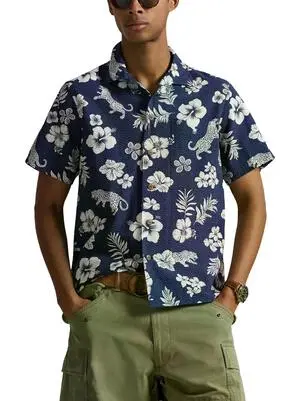 Polo Ralph Lauren Floral-print T-shirt - Blue