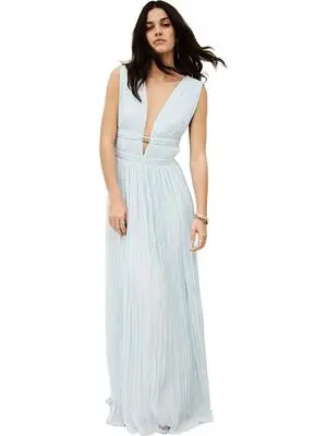 Ba&sh Tania Maxi Dress - Blue