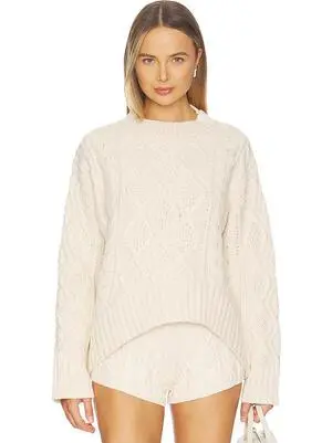 LIONESS LIONESS Liaison Cable Knit Pullover
