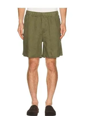 SAMSOE SAMSOE Sajabari Linen Shorts - Burnt Olive