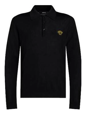 Versace Sweater Size Viscose, Cotton, Polyester - Black