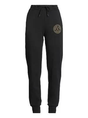Versace Cotton French Terry Track Pants - Black