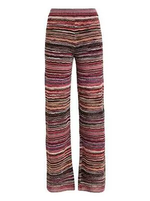 Missoni Wide-leg Knit Pants - Brown