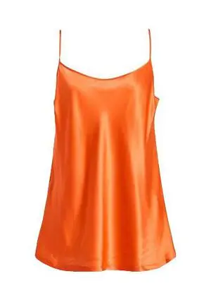 ROBERTO COLLINA Satin Camisole - Orange
