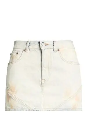 MAISON MARGIELA MM6 MAISON MARGIELA Denim Flared Skirt