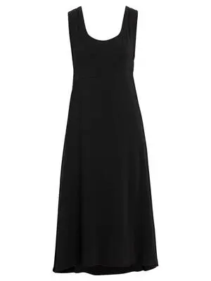 JIL SANDER Crepe Midi Dress