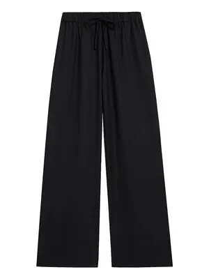 Simone Rocha Wool-twill Wide-leg Pants - Black