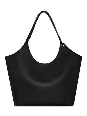 Rebecca Minkoff Leather Tote With Convertible Straps - Black