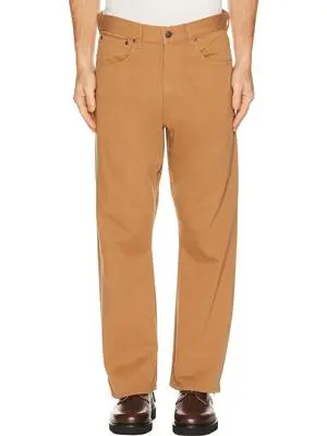 BEAMS 5 Pocket Classic Oc Pique - Brown
