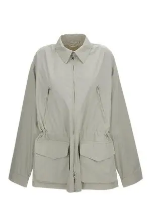 RIER Water-Repellent Cotton Field Jacket Grey
