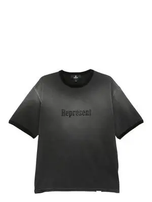 REPRESENT Logo-detail T-shirt Grey
