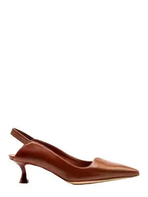 MARA BINI Slingback Pumps - Brown
