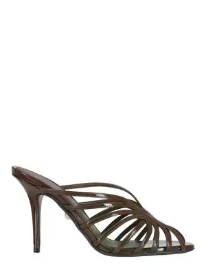 ALEVI MILANO Strappy Pearl Pumps Brown